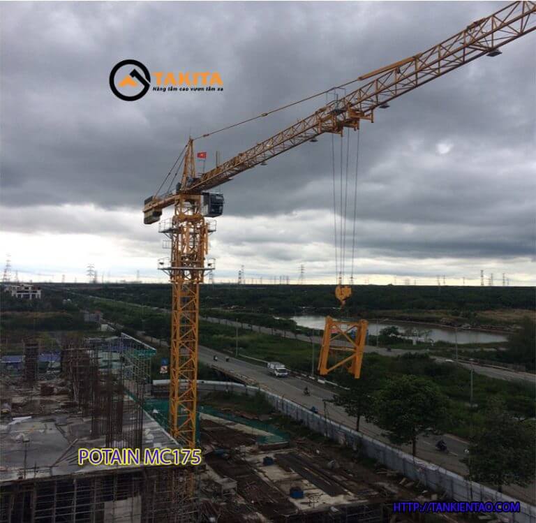CẨU THÁP POTAIN MC175 - Cẩu Tháp, vận thăng-Tân Kiến Tạo